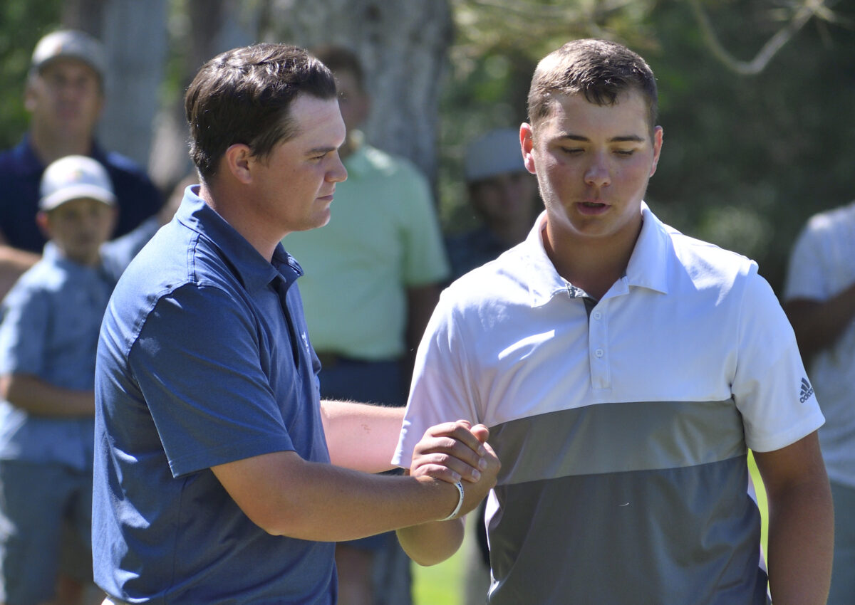 State amateur run ends in quarterfinals for former BYU golfer Elijah ...